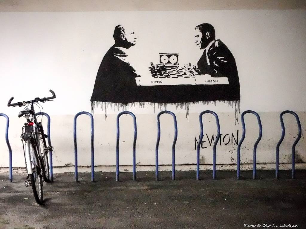 Obama Putin Bicycle