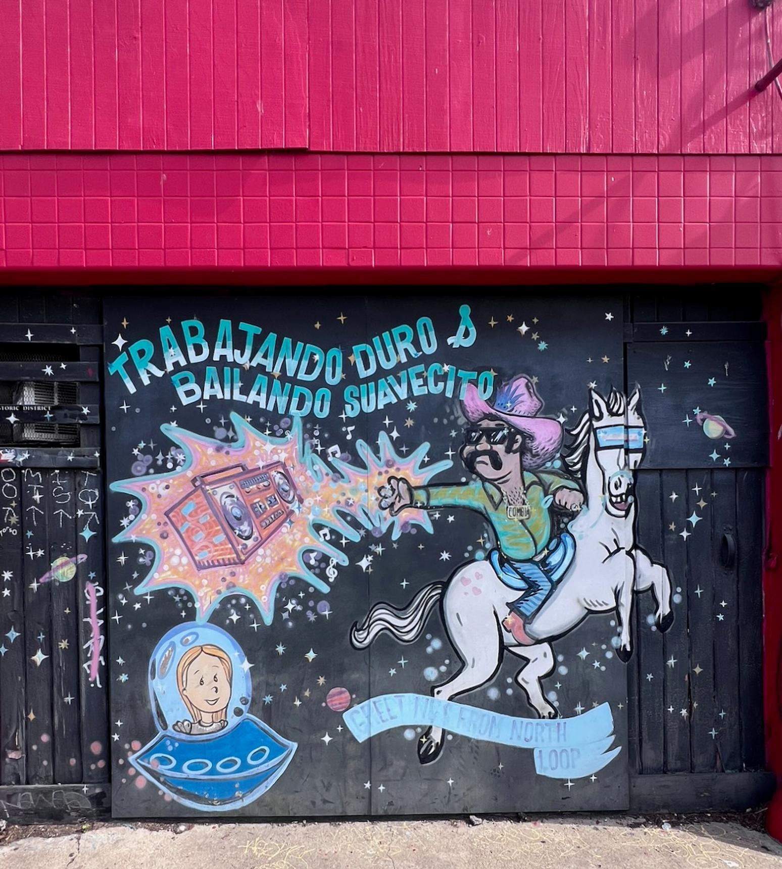 Trabajando Duro & Bailando Suavecito - Street Art Cities