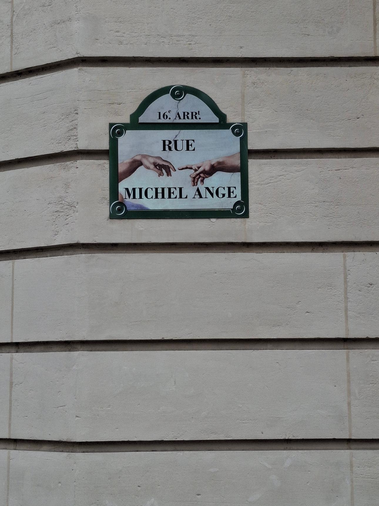 Rue Michel ange by Haveaseat - Street Art Cities