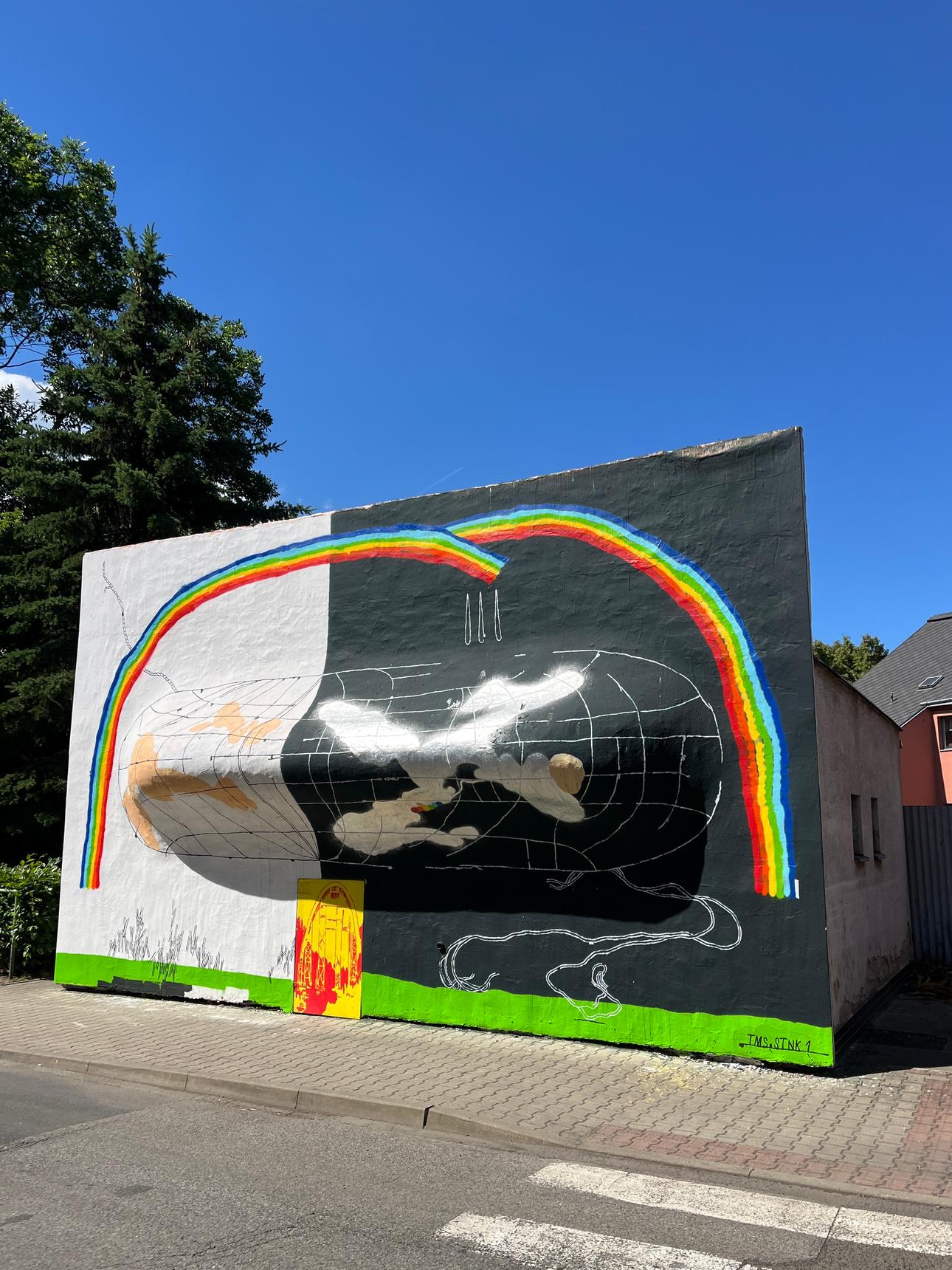 Most Duha (Rainbow Bridge) by Obras - Street Art Cities