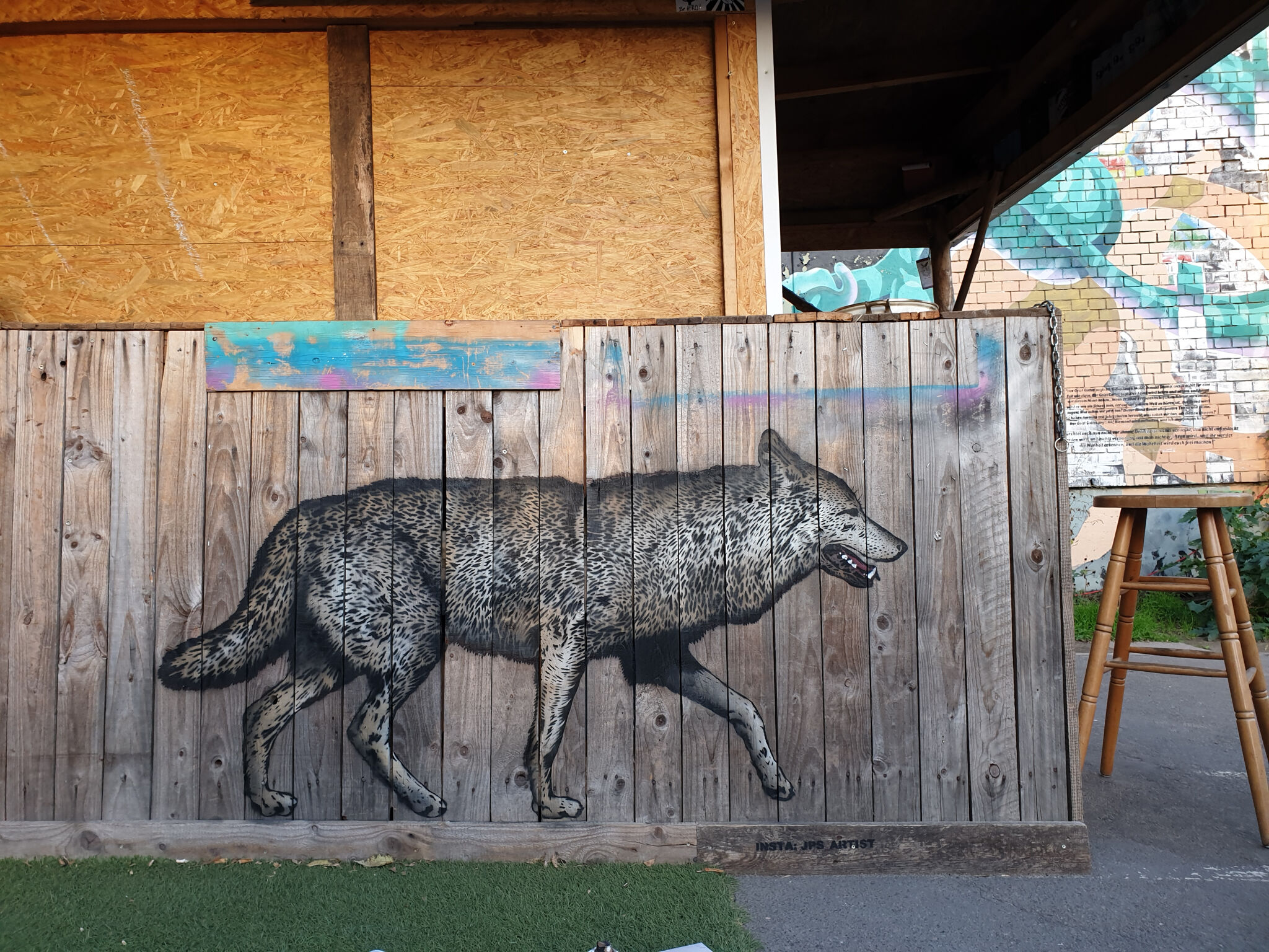 Wolf by JPS, JPS Art - Street Art Cities
