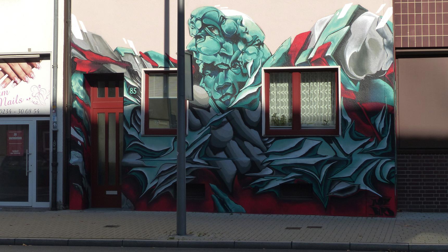 Oskar Hoffmann Straße 85 by KIBE, Bird - Street Art Cities