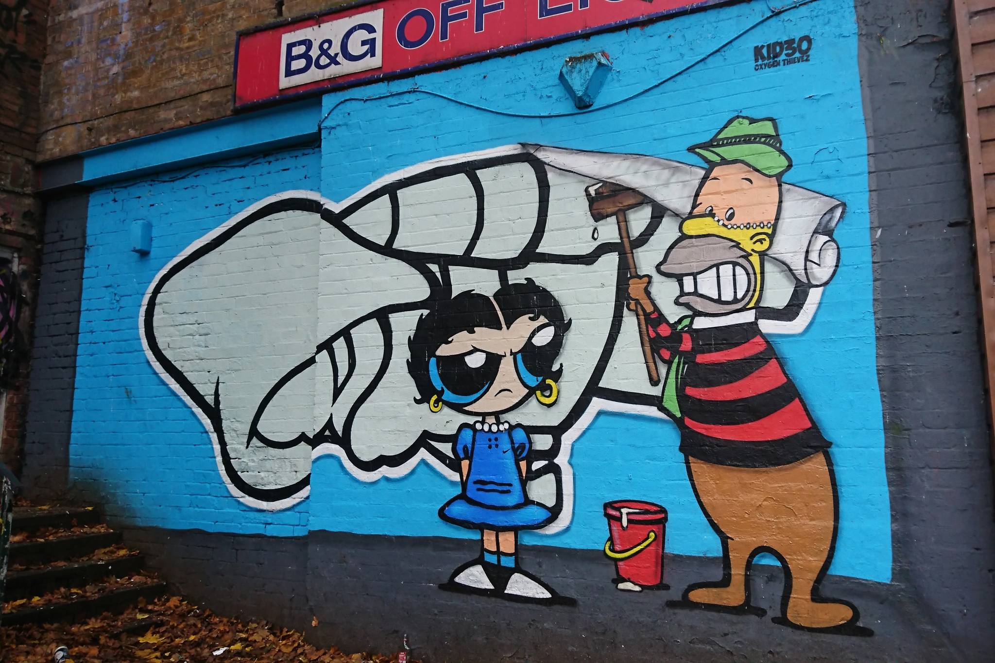 Paste-up by Kid30 - Street Art Cities